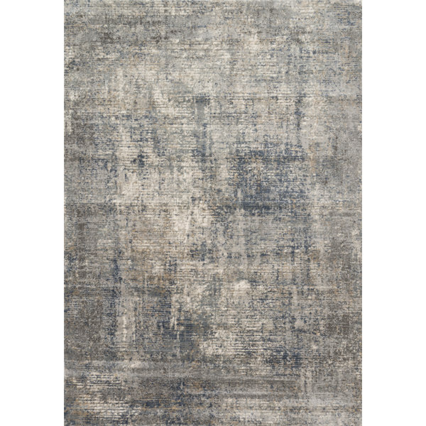 Williston Forge Eleanore Denim/Slate Area Rug & Reviews | Wayfair