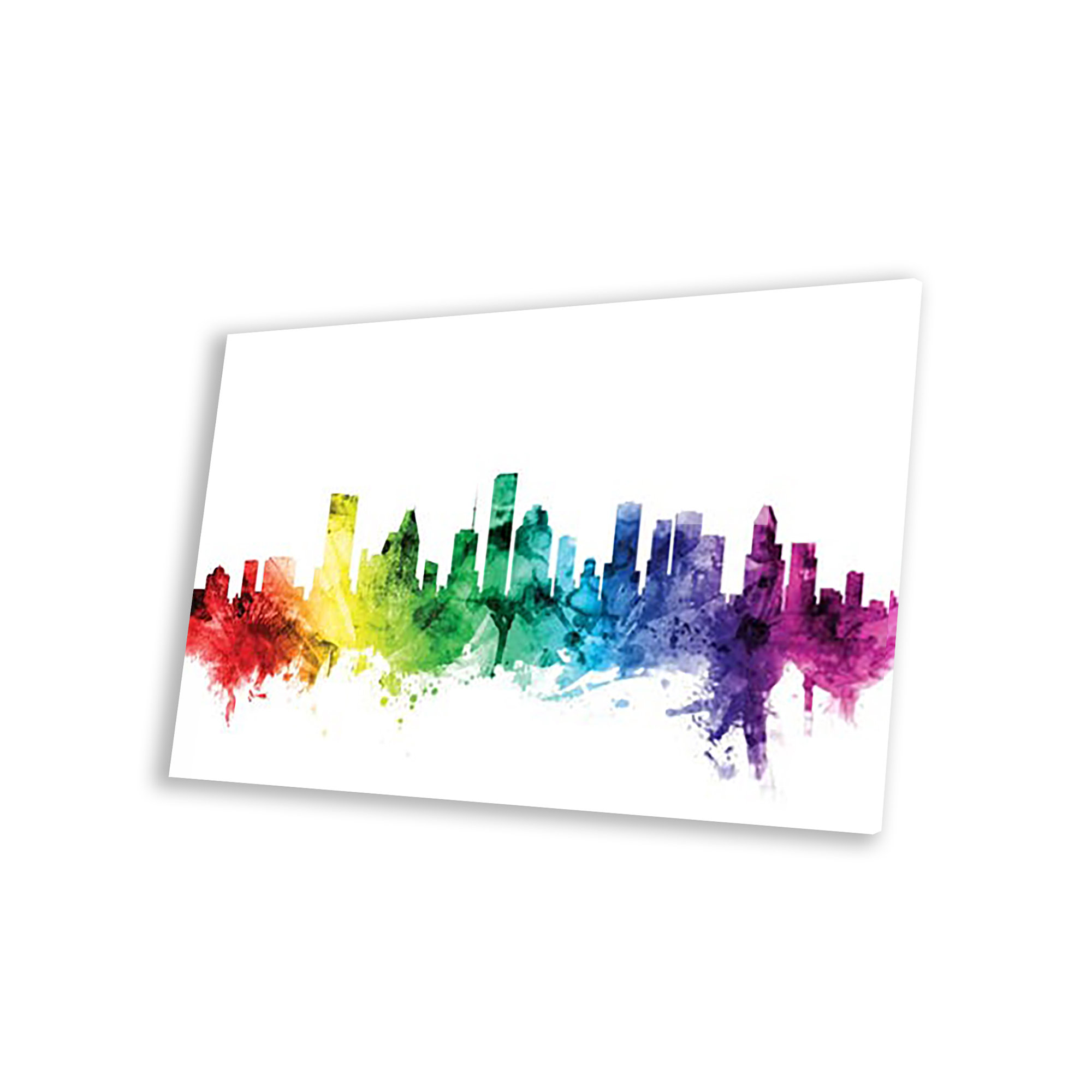 Latitude Run® Houston, Texas, USA Print On Acrylic Glass | Wayfair