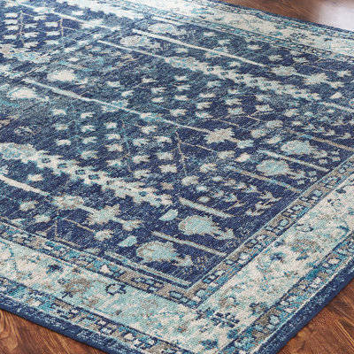 Madison Couture Rugs Maarja Hand-Knotted Wool Oriental Area Rug in Blue ...