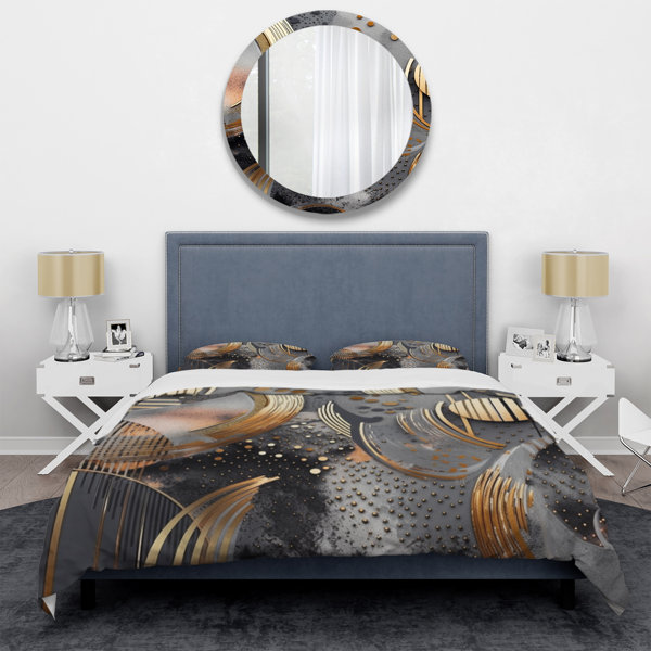 Design Art Soft Colors Marble Abstract III - Abstract Marble Duvet ...