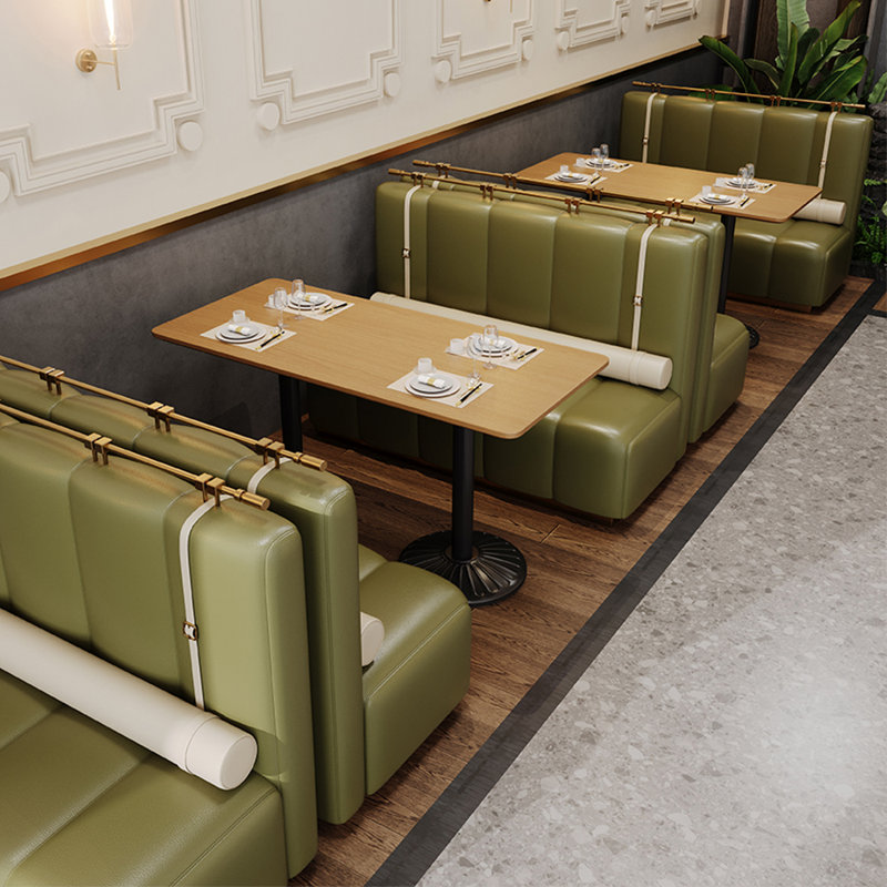 Canadian Linen Bar Theme Restaurant Cafe Steakhouse Bench Faux Leather ...