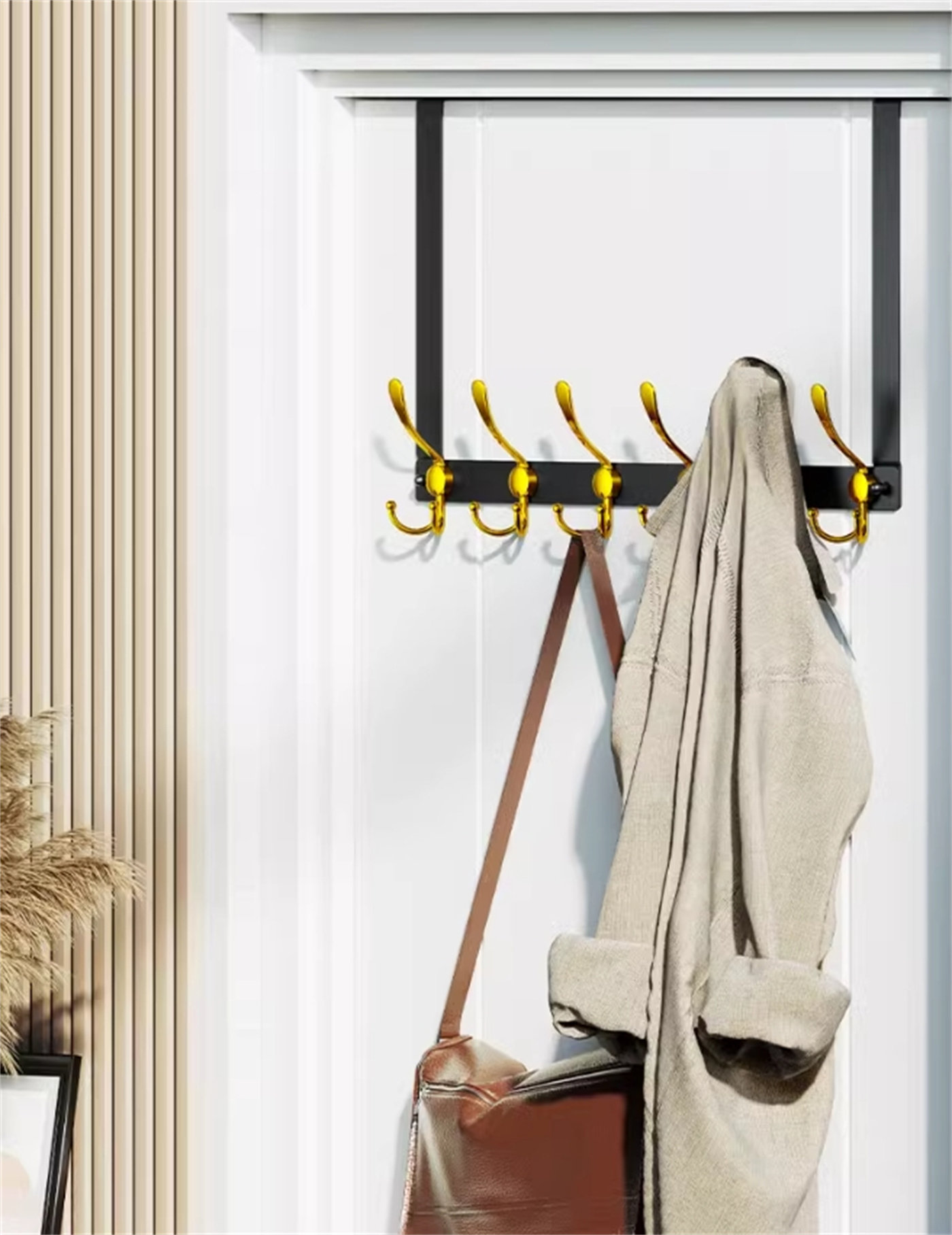 Thrones Designs Ultrasteel Over-The-Door Hook Rack | Wayfair