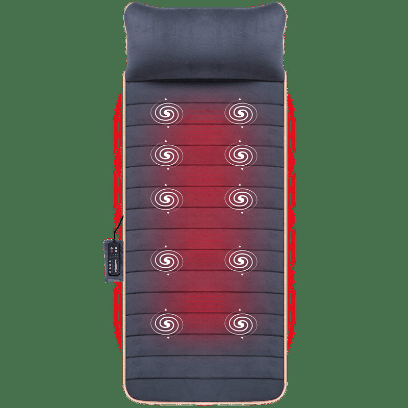 Snailax Vibration Full Body Massage Mat with 10 Vibrating Motors and 4 ...