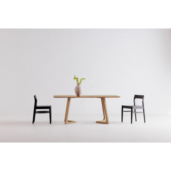 AllModern Fischer 71'' Ash Solid Wood Dining Table & Reviews | Wayfair