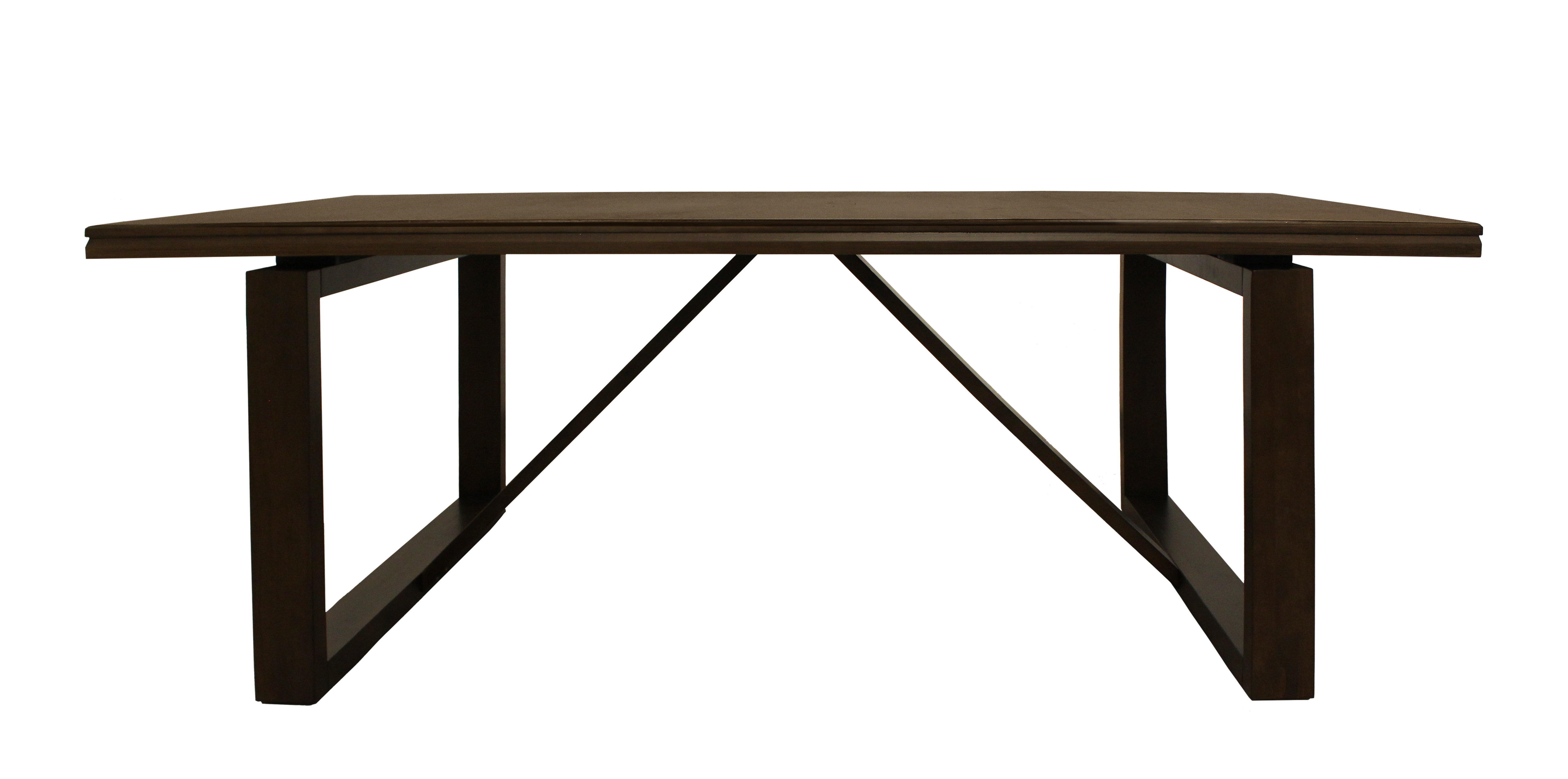 Loon Peak® Scott Dining Table In Birch Wood With Antique Brown Finish ...