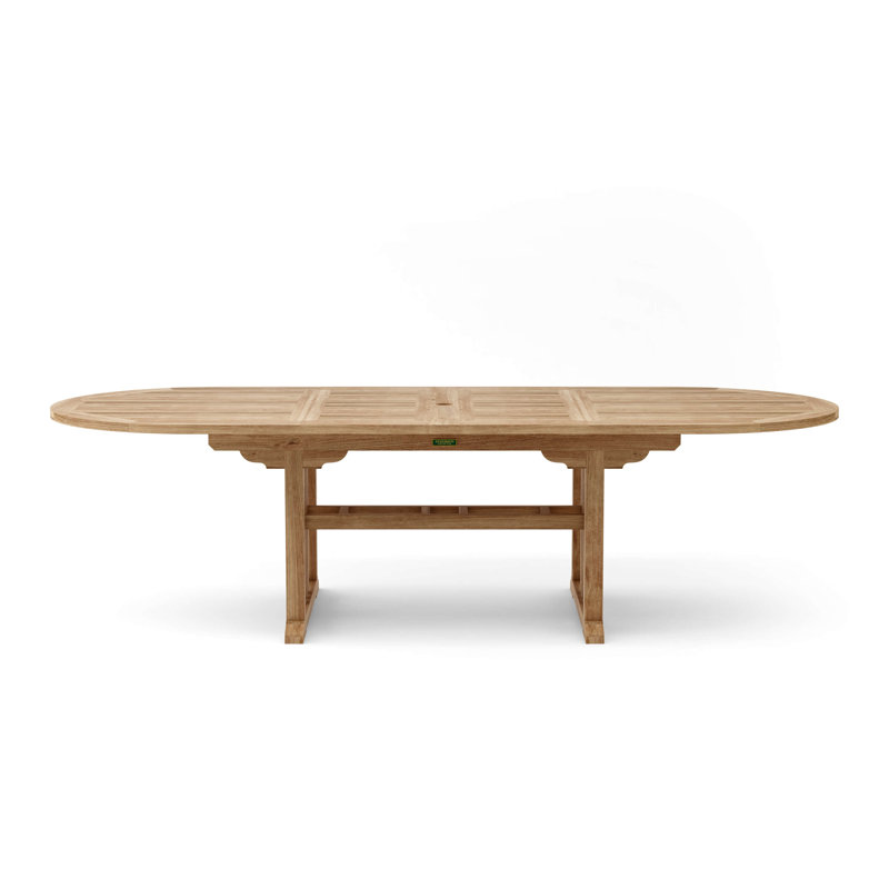Arlmont & Co. Kia Solid Wood Dining Table & Reviews | Wayfair