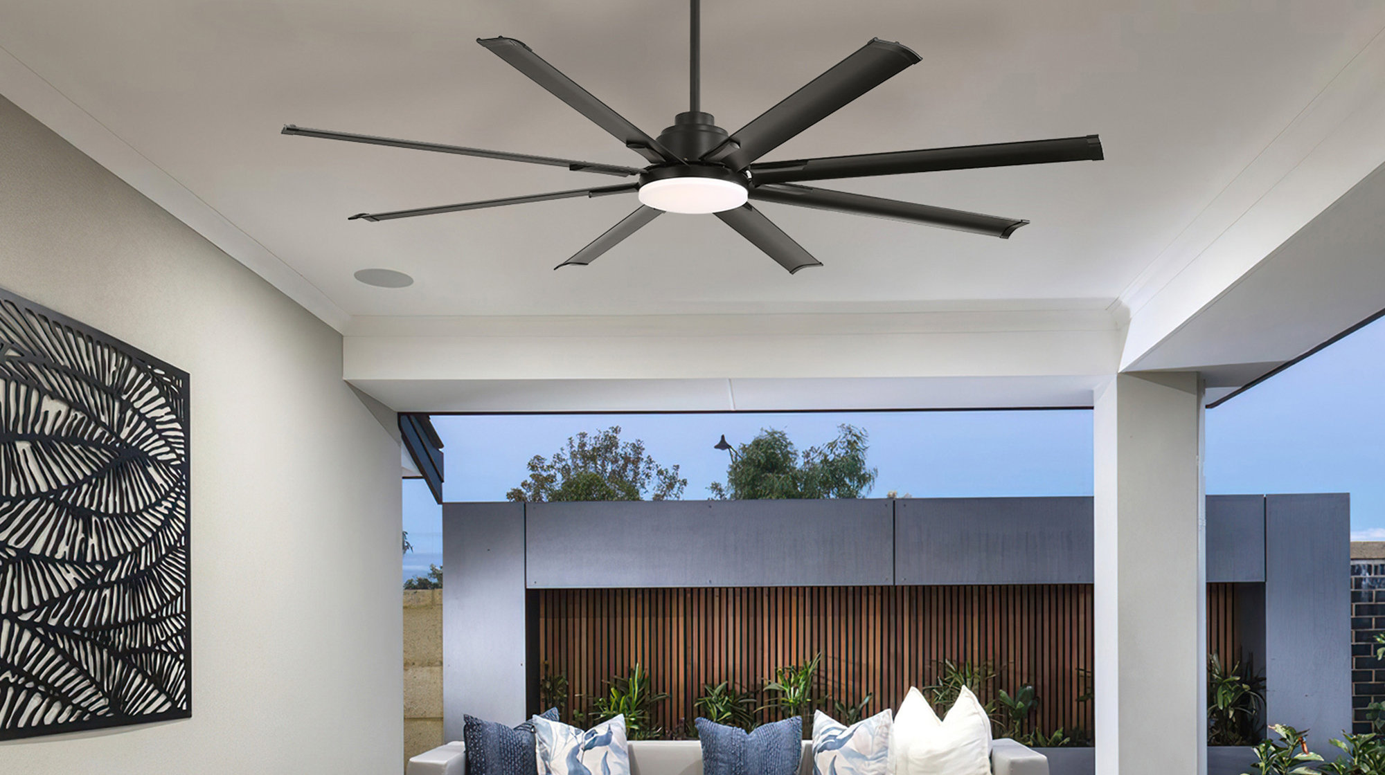 Latitude Run® Modern Large Design Ceiling Fans With Smart Remote ...