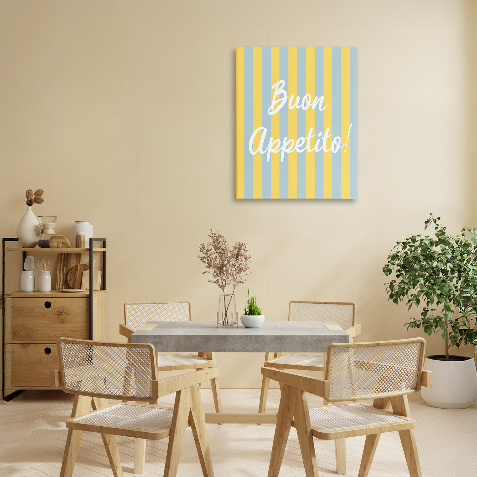 Latitude Run® Buon Appetito Italian Kitchen Canvas, design by SUNDANCE ...