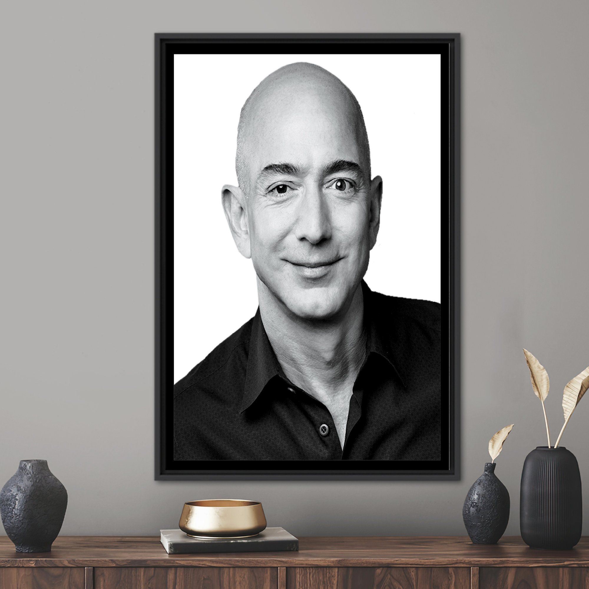 kayra export Wall Art Canvas, Wall Art, Canvas Print, Jeff Bezos, Jeff ...