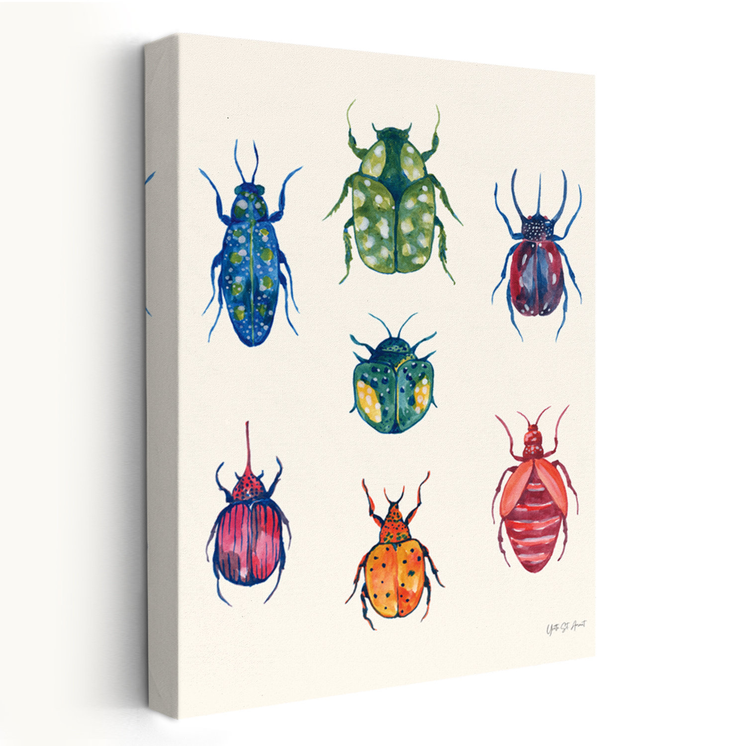 Rosalind Wheeler Contemporary And Bohemian Beetle Chart | Wayfair
