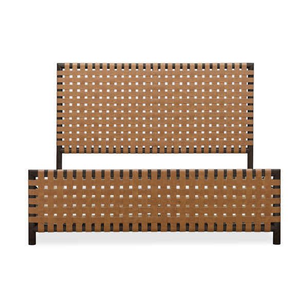 Colleen Leather Bed & Reviews | Birch Lane