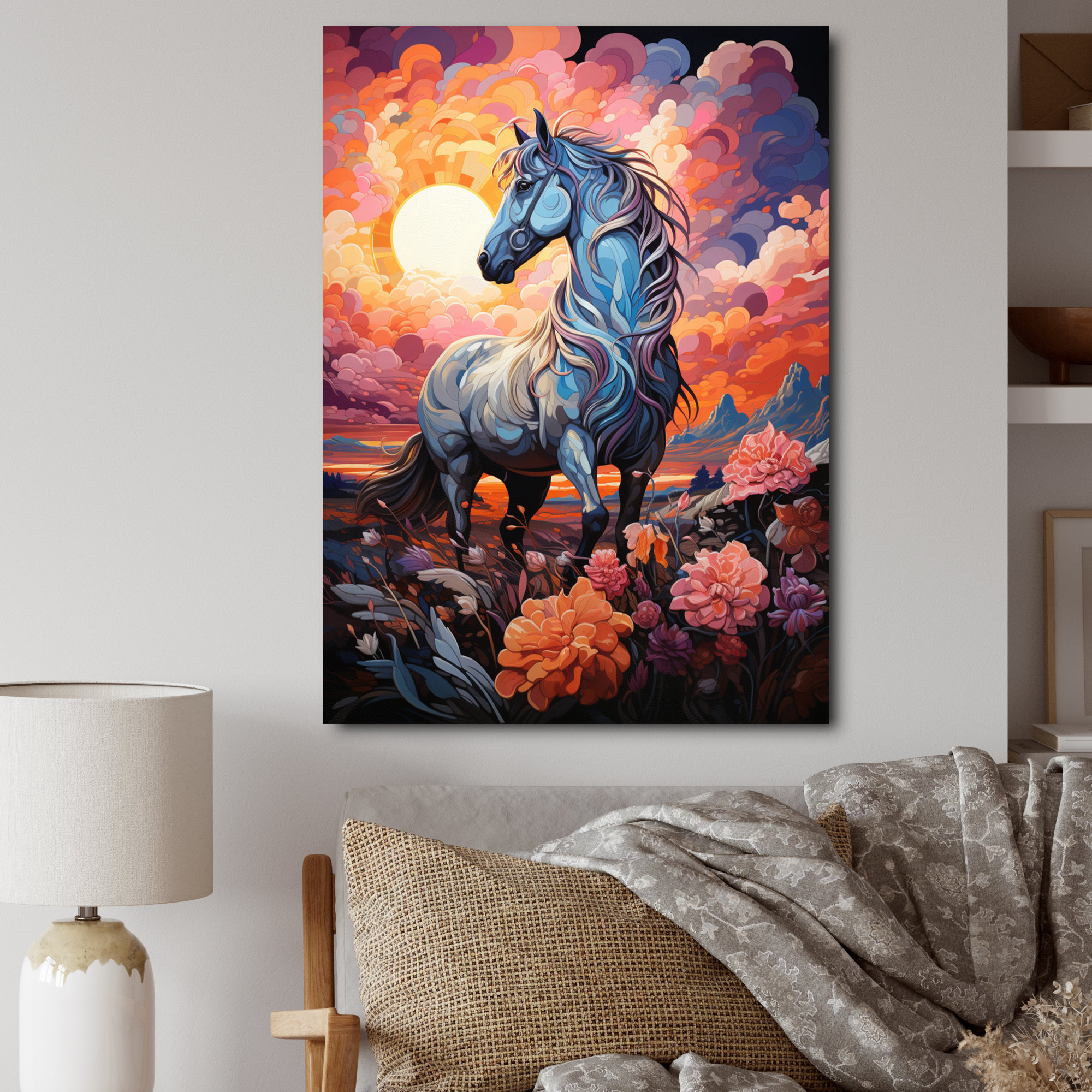 Red Barrel Studio® Yuichiro Carousel Carousel Dreams - Print on Canvas ...