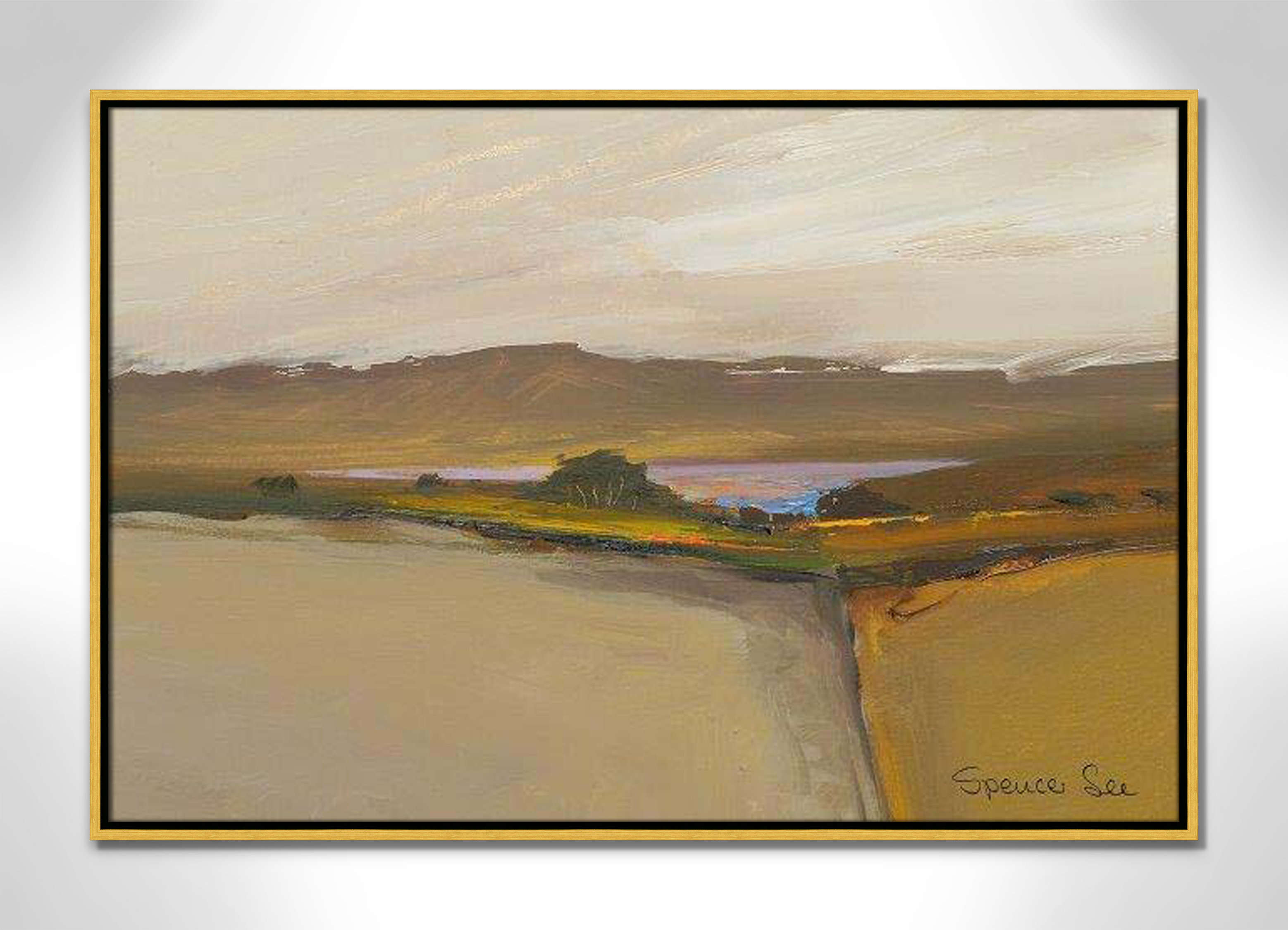 Joss & Main Mack Heaven and Earth IV by Spencer Lee - Floater Frame ...