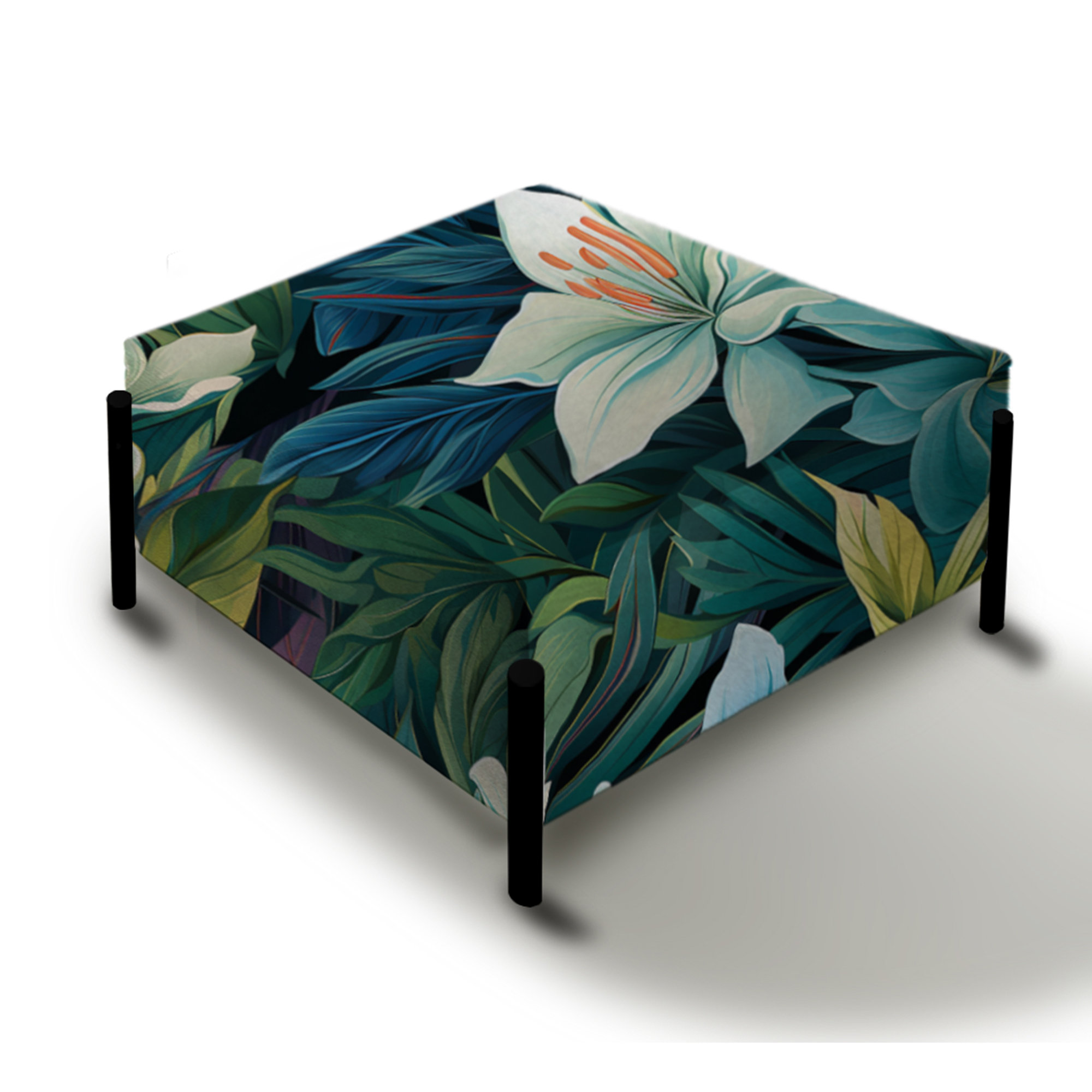 Design Art Tropic Mirage Ii Tropical Pattern - Tropical Large Square ...