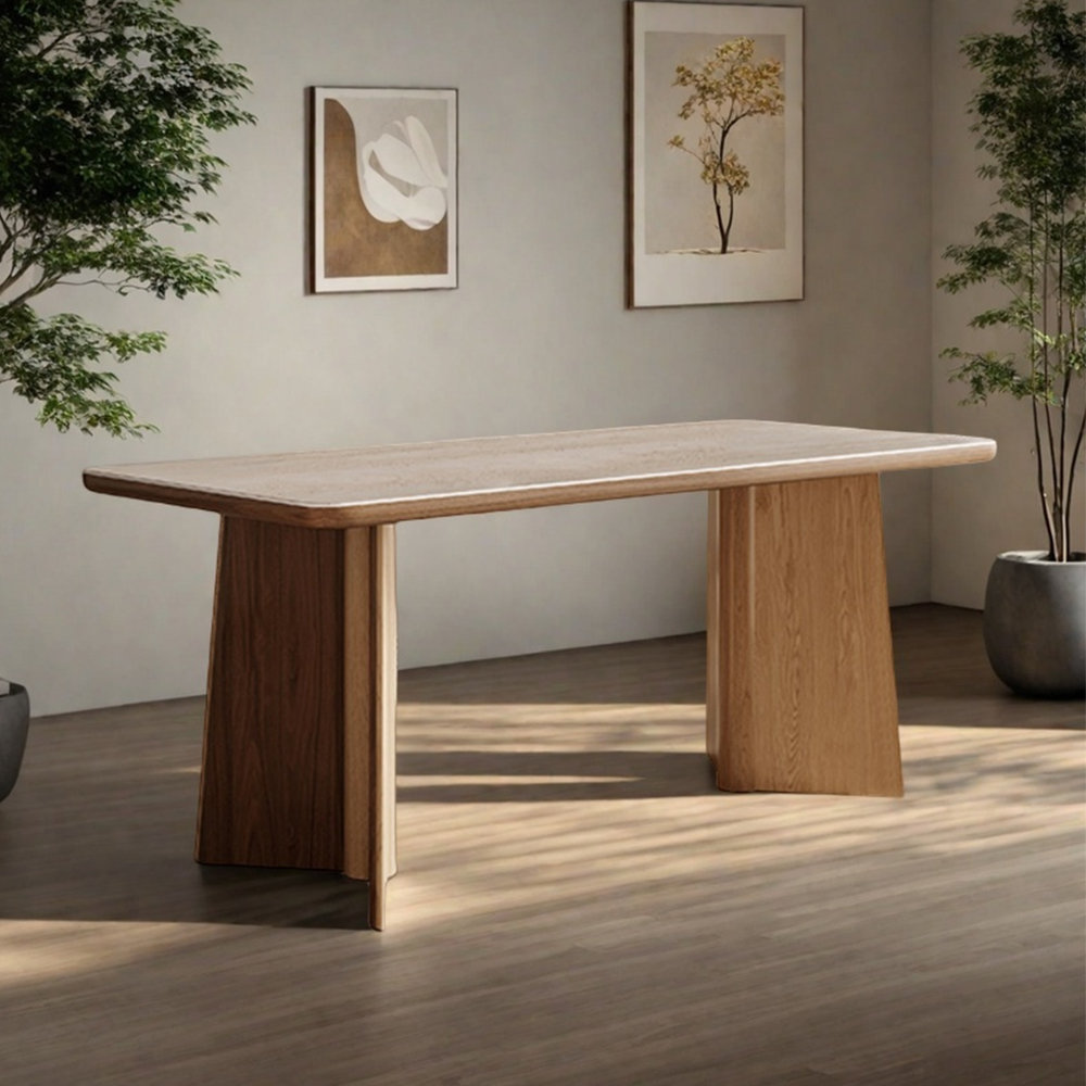 Hokku Designs Rectangular light luxury family dining table - Wayfair Canada