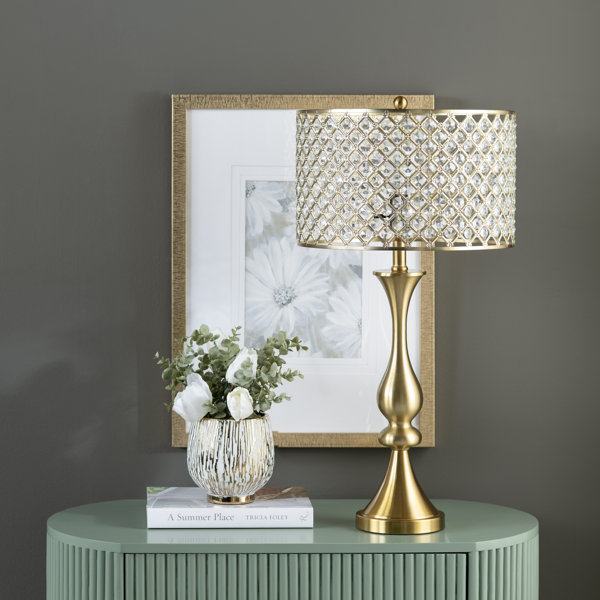 Gold Medium Table Lamps You'll Love | Wayfair