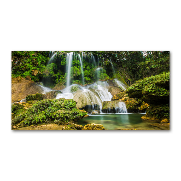 Union Rustic Waterfall - Wrapped Canvas Art Prints | Wayfair.co.uk