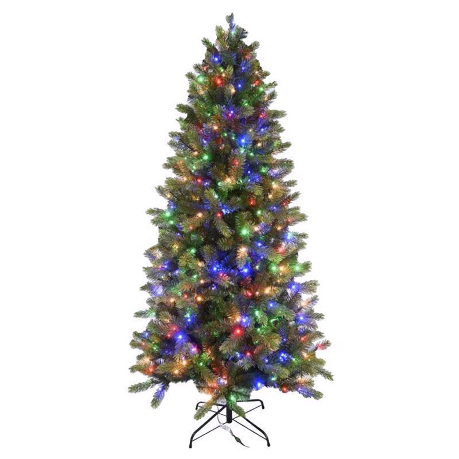 Alcott Hill® 1-2 Tree 7 ft. Full LED 450 ct Cayce Pine Color Changing ...