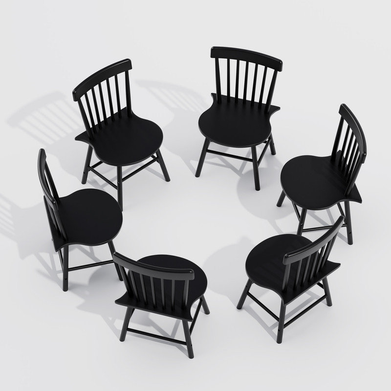 Gracie Oaks Solid Wood Side Chair, Farmhouse Dining Room Chair, Kitchen ...