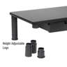Mind Reader Dual Monitor Stand, Height Adjustable, Desktop Organizer ...