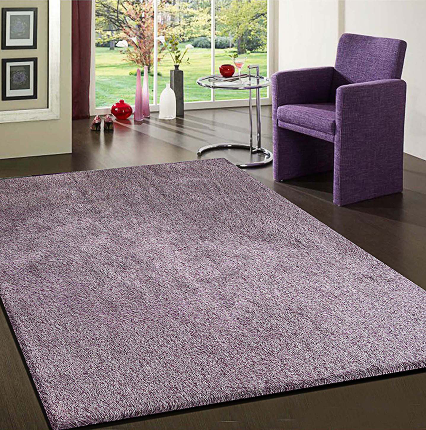 Everly Quinn Fancy Shaggy Tufted Area Rug | Wayfair