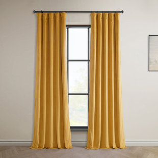 Yellow & Gold Curtains & Drapes You'll Love | Wayfair