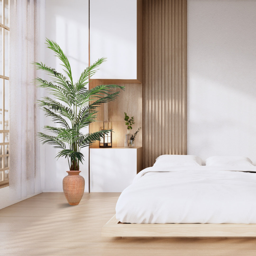 Primrue Artificial 7 Feet Tall Palm Tree Plant | Wayfair