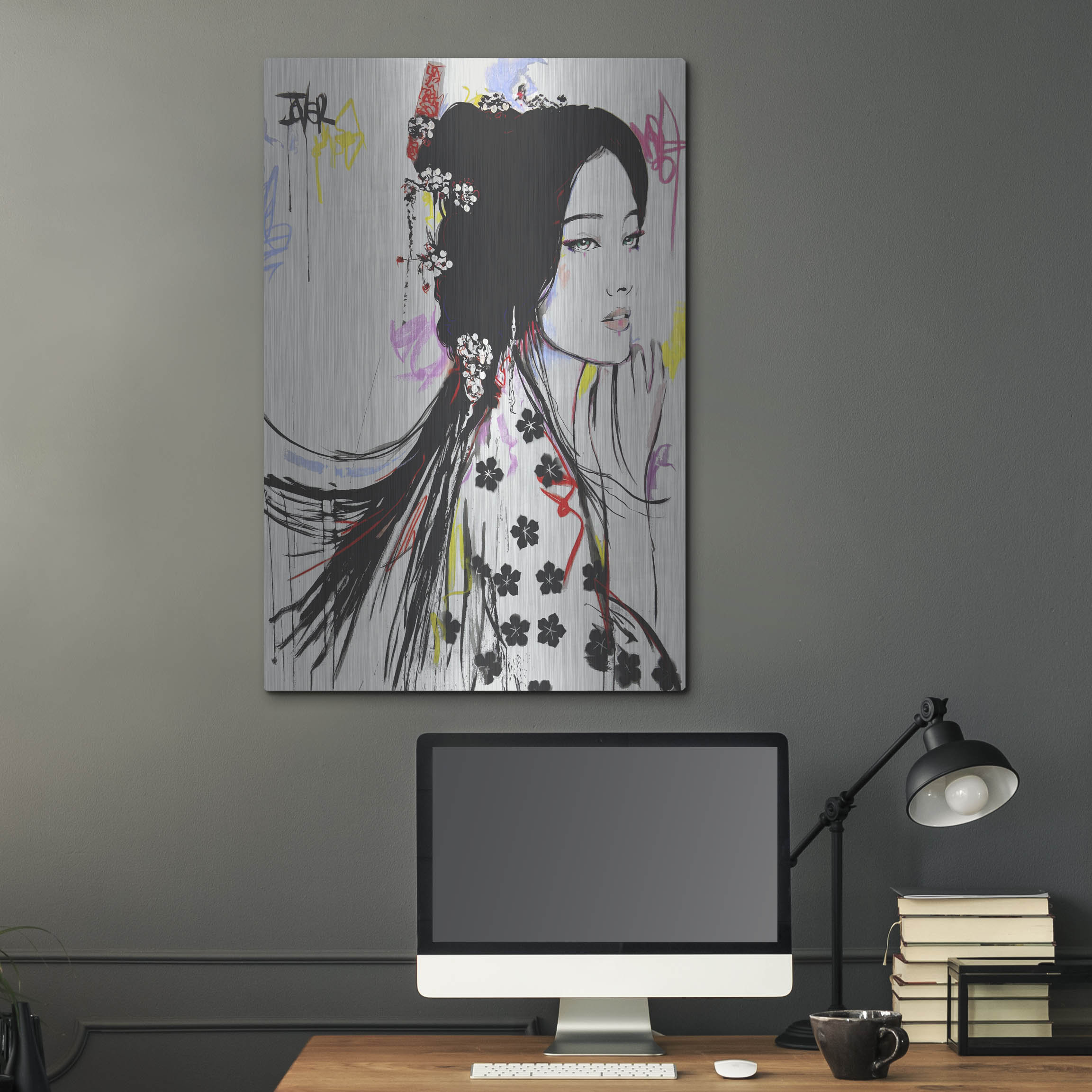 Winston Porter Jing' by Loui Jover, Metal Wall Art | Wayfair
