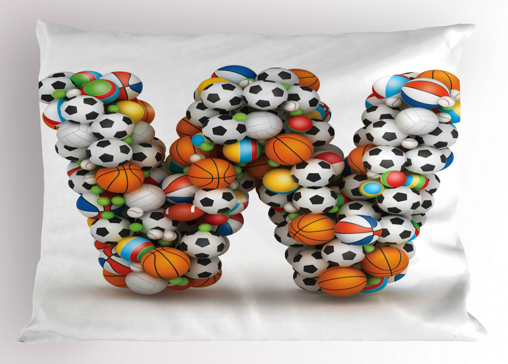 Ambesonne Letter W Sham | Wayfair