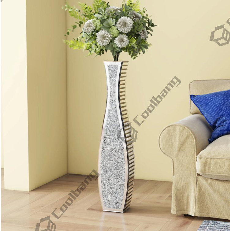 Canora Grey Azeria Glass Floor Vase | Wayfair.co.uk