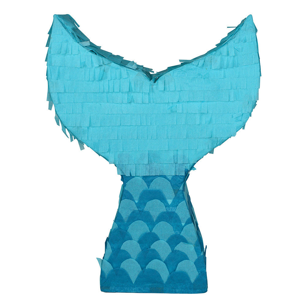 Fiesta Piñata Mermaid Blue Tail | Wayfair