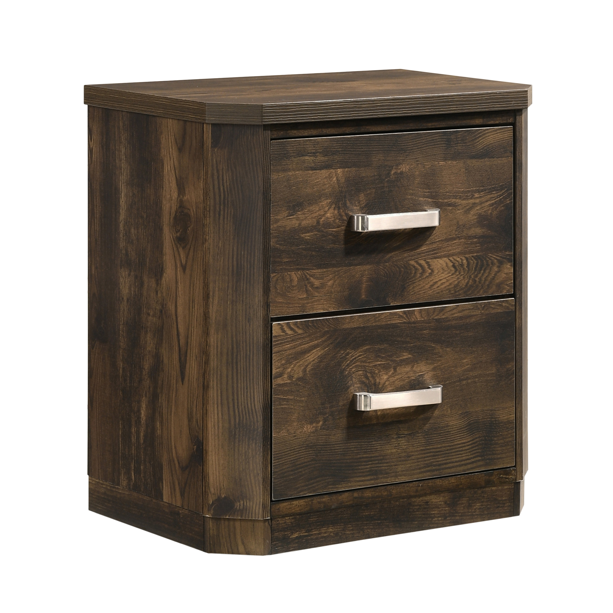 Latitude Run® Copas Wooden Nightstand with drawer Modern Nightstand Bed ...