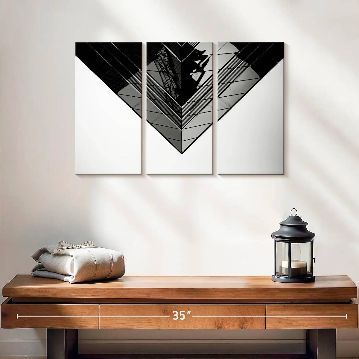 Ebern Designs Lilie Geometric Glass Building | Wayfair