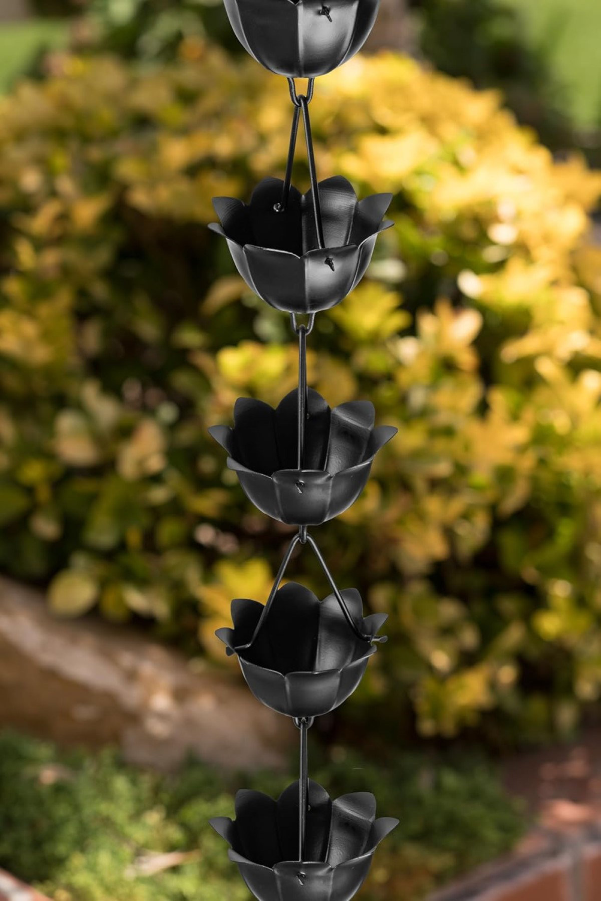 Arlmont & Co. Aluminum Large Cup Lotus Rain Chain Replacement Downspout ...