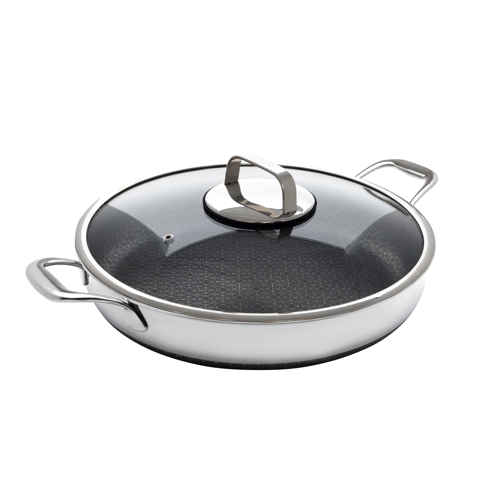 Livwell DiamondClad 14-inch Hybrid Nonstick Stainless Steel Everything ...