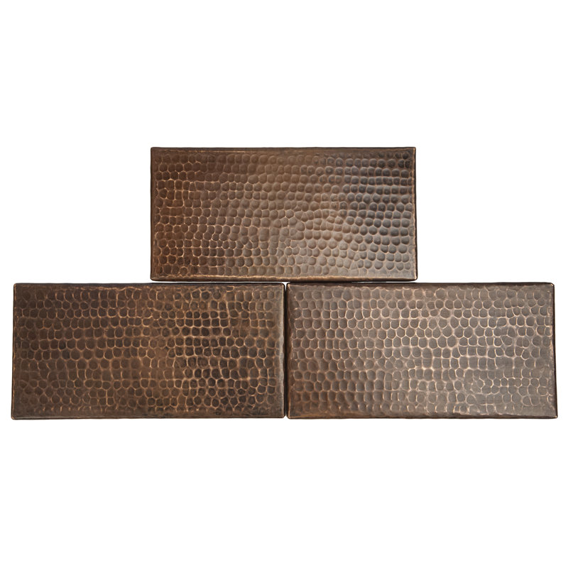 Premier Copper Products 4" x 8" Hammered Copper Tile & Reviews ...