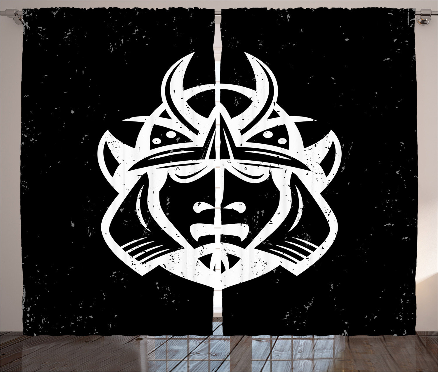 East Urban Home Japanese Semi-Sheer Rod Pocket Curtain Panels | Wayfair