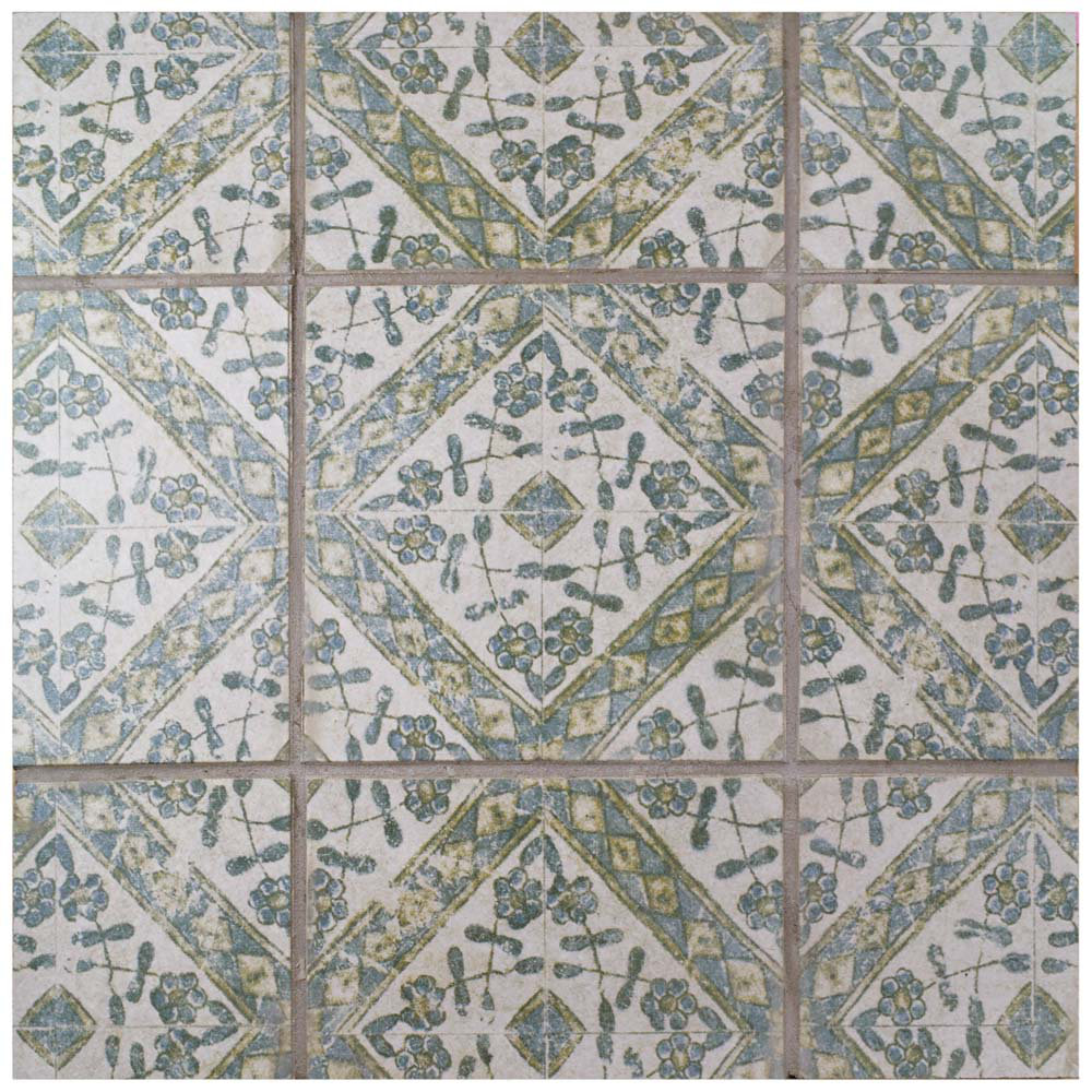 Merola Tile Klinker Retro 13" x 13" Ceramic Patterned Wall & Floor Tile ...