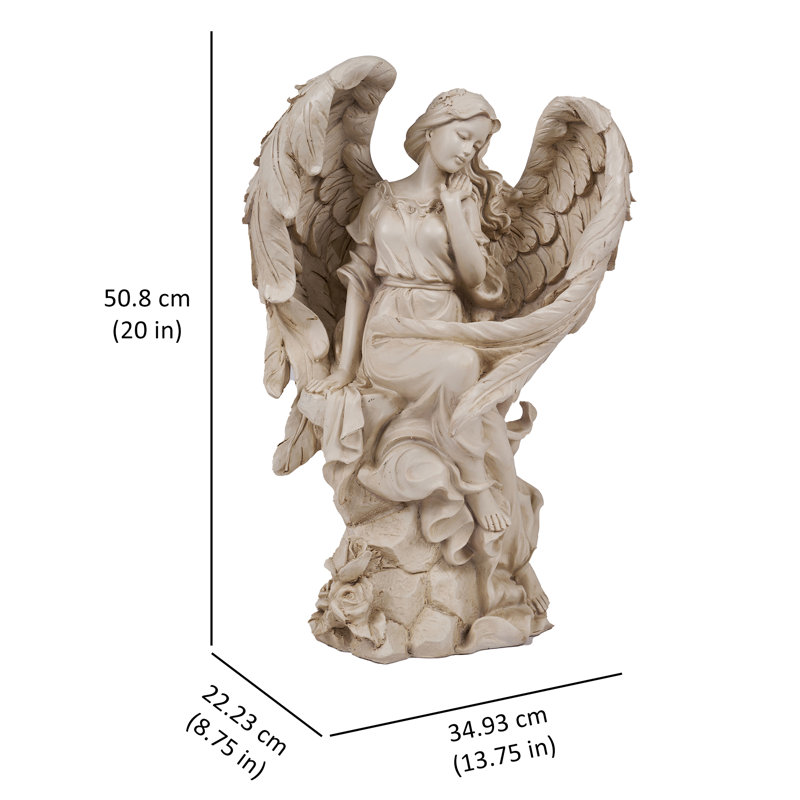 Hi-Line Gift Ltd. Sitting Angel Statue & Reviews - Wayfair Canada