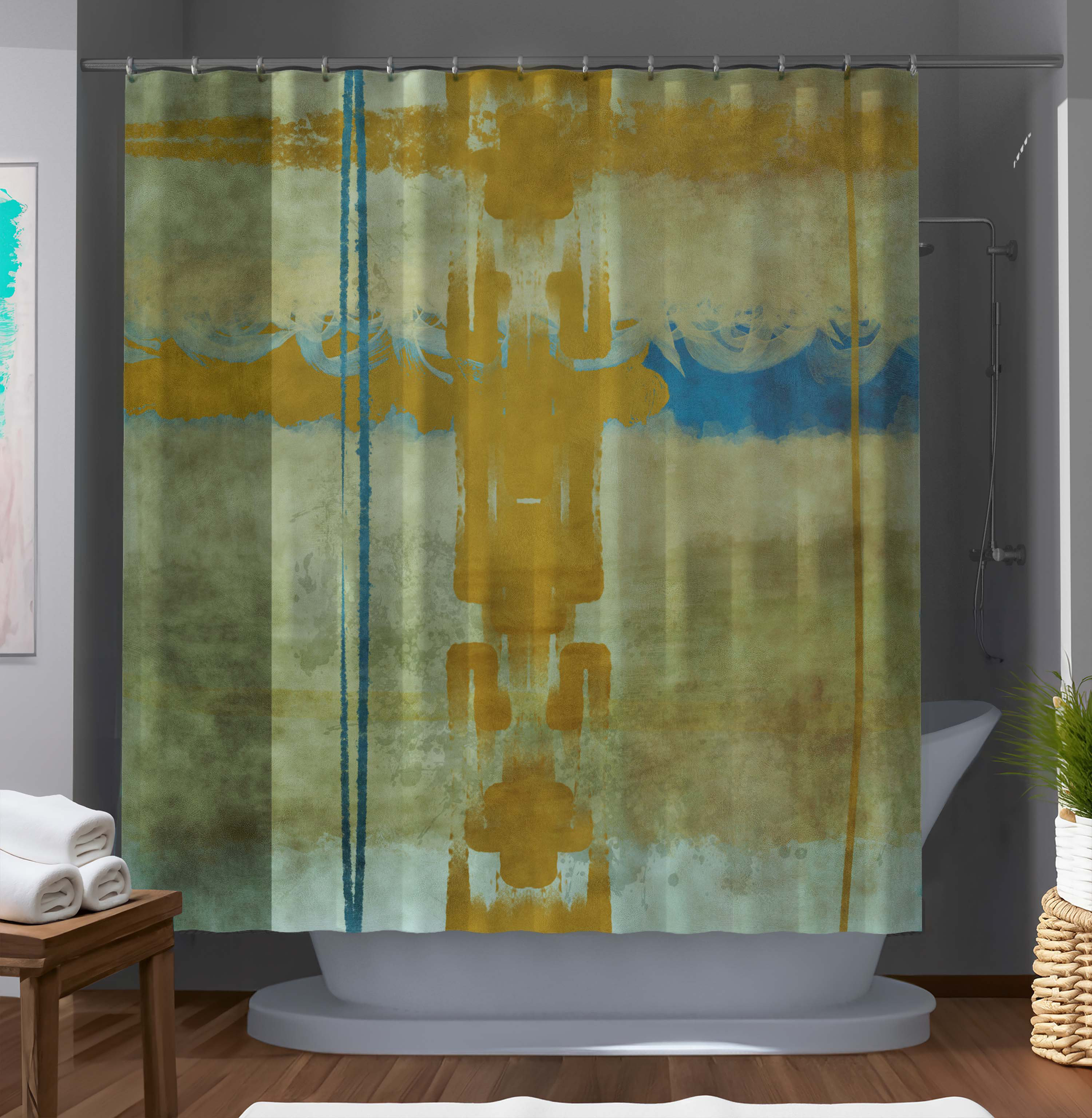 East Urban Home Shiloah Shower Curtain | Wayfair