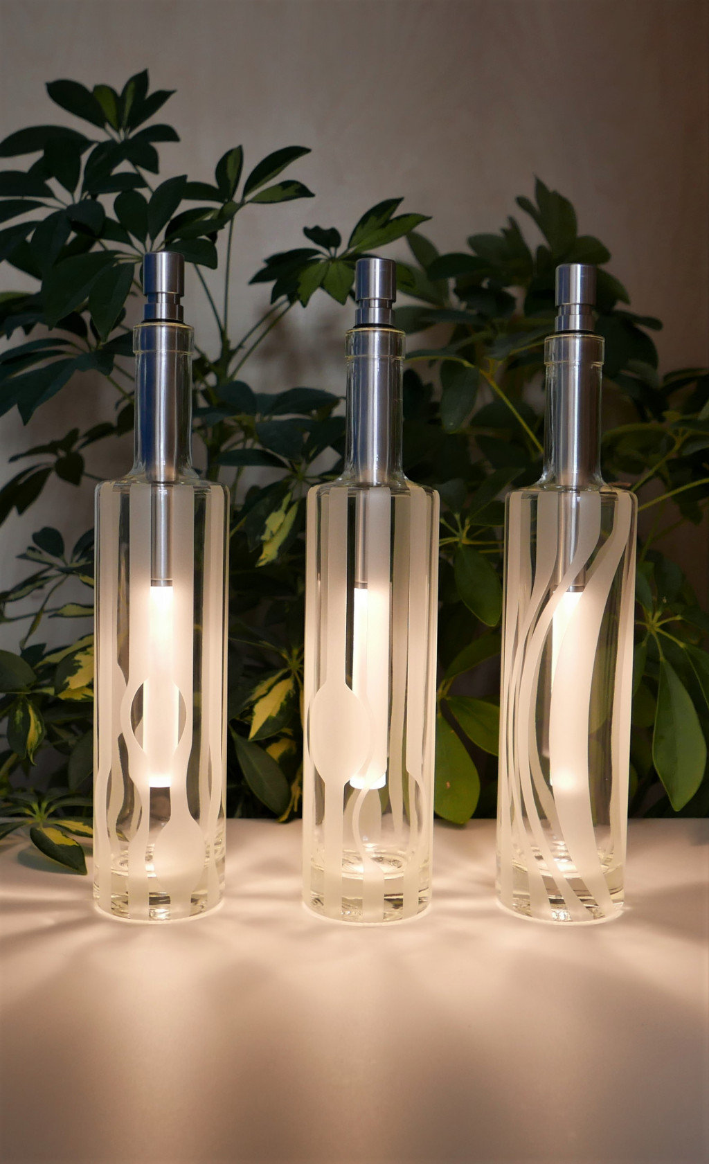 Trinx 10" LED Lighted Art Glass Novelty Light | Wayfair