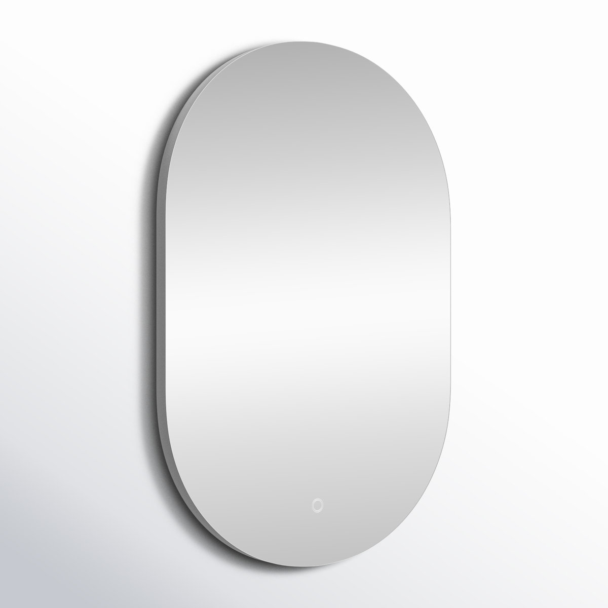 AllModern Keiko Frameless Oval LED Wall Mirror & Reviews | AllModern