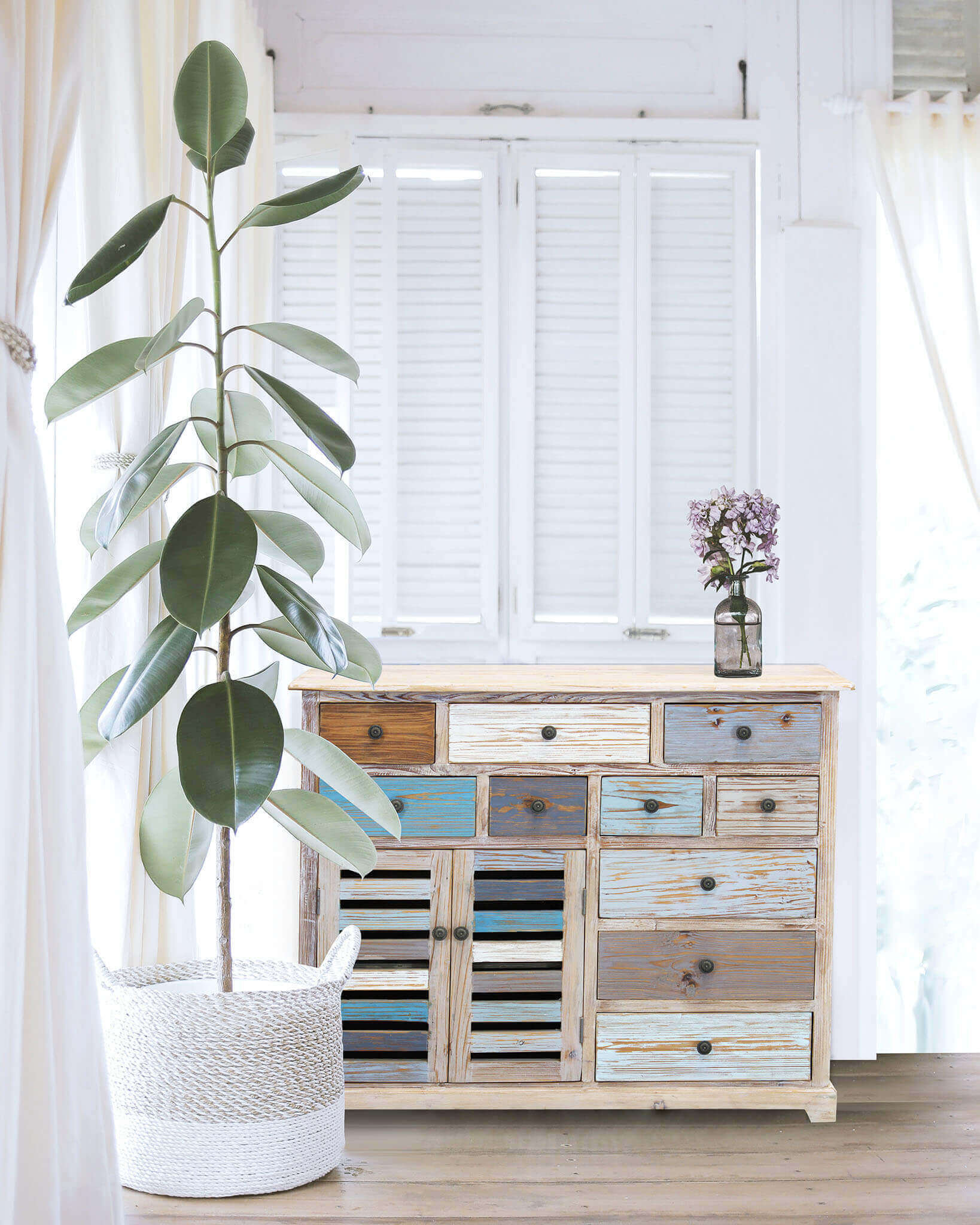 Highland Dunes 10 Drawer Solid Wood Combi Chest | Wayfair.co.uk