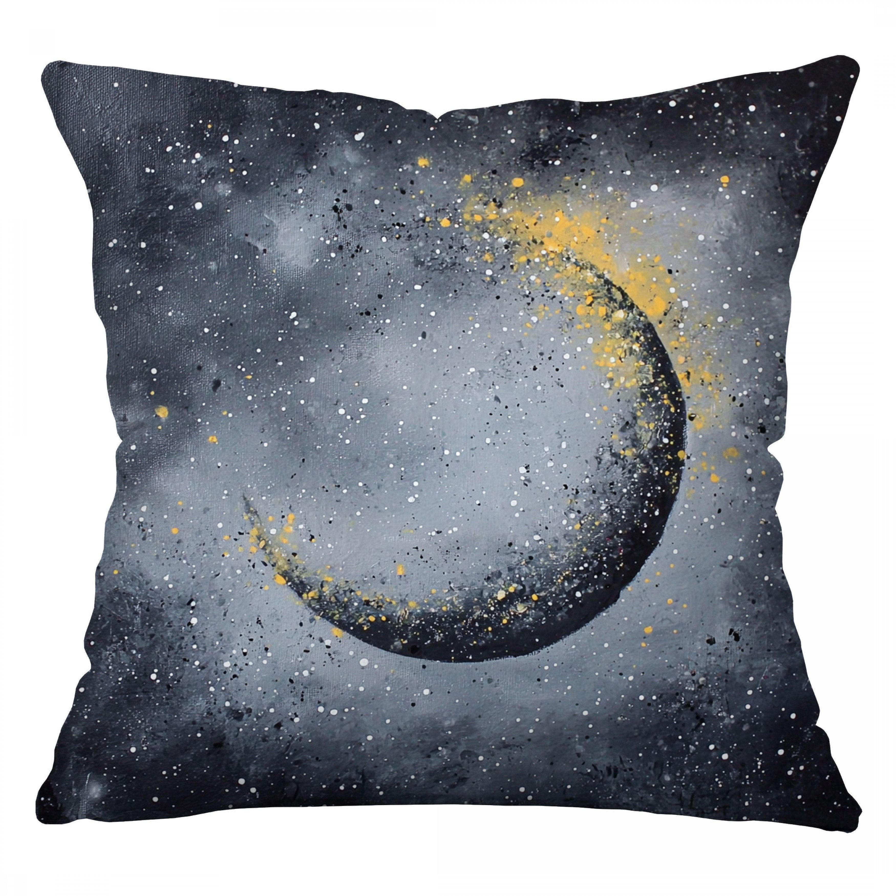 VisionDecor Crescent Moon Throw Pillow, Space Twill Pillows - Wayfair ...