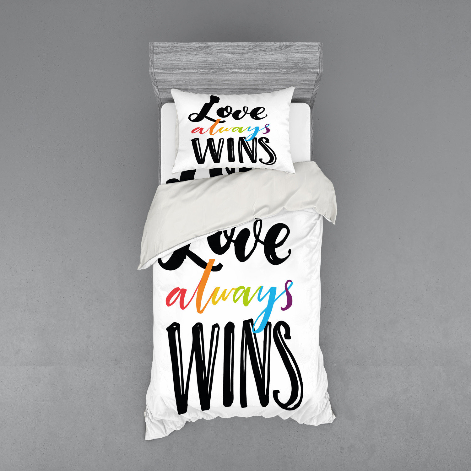 Ambesonne Pride Black Modern & Contemporary Duvet Cover Set | Wayfair