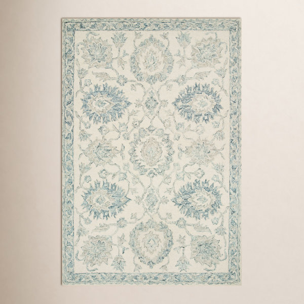Birch Lane™ Aden Hand Hooked Wool Oriental Indoor Rug & Reviews | Wayfair