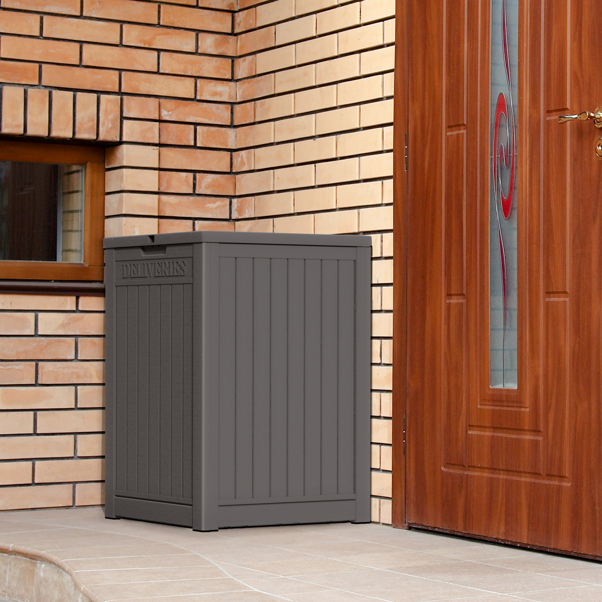 WORACO Outdoor Resin Waterproof Parcel Package Drop Box & Reviews ...