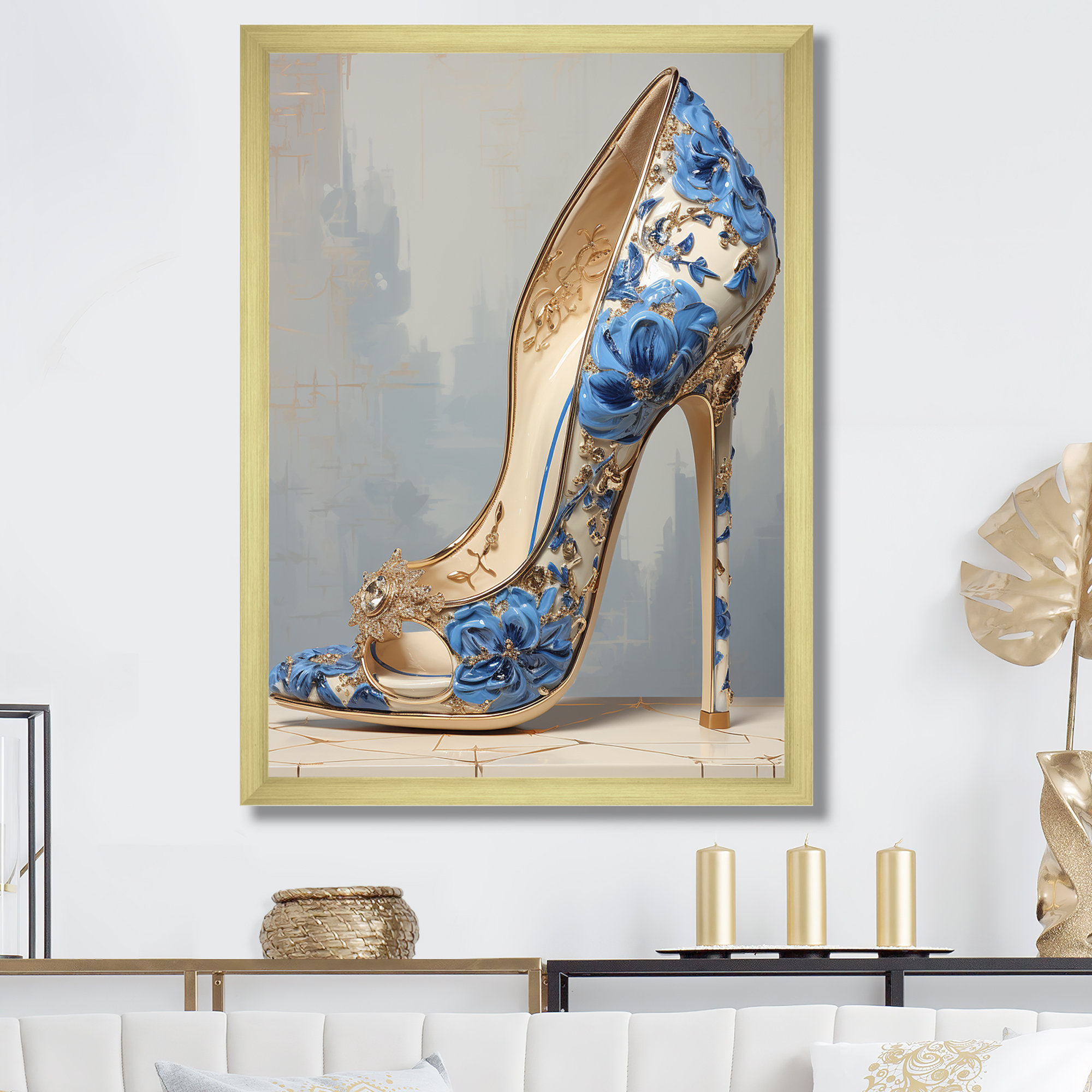 House of Hampton® Chic Fashion Heel I - Fashion High Heels Wall Art ...