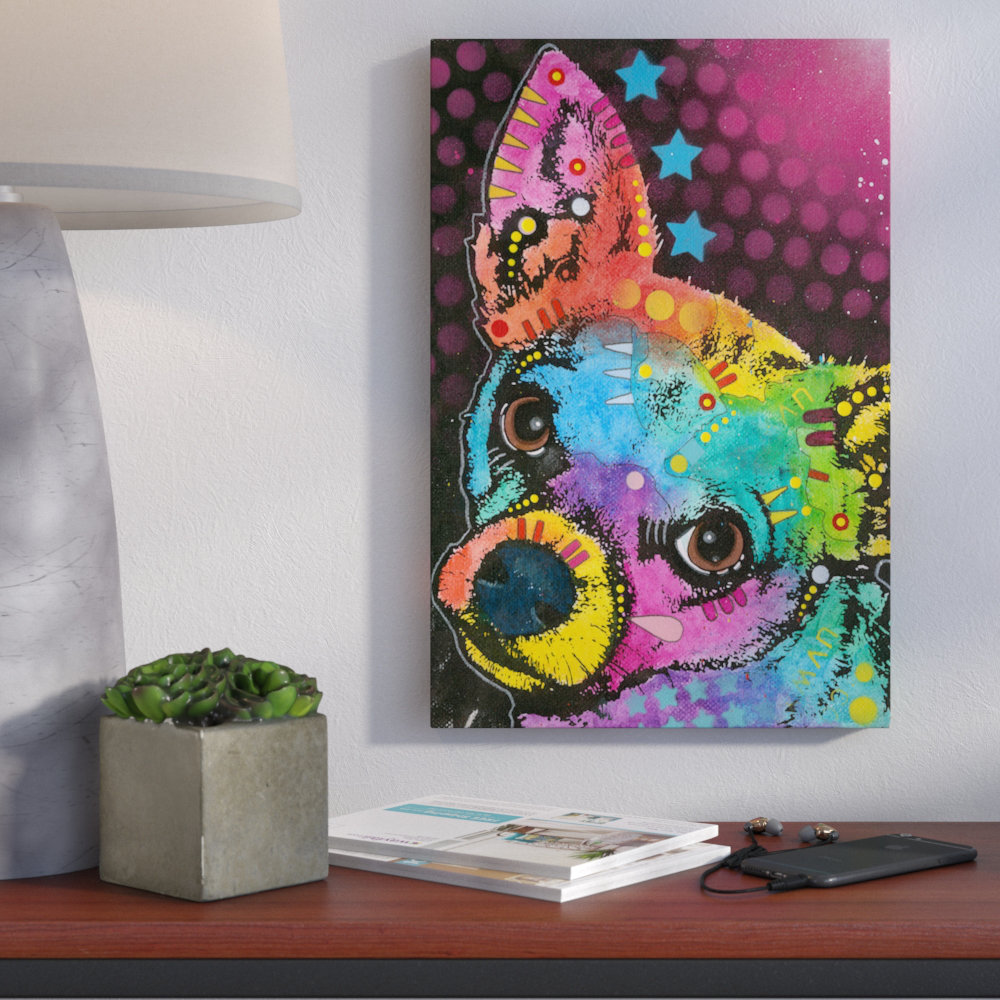 Wrought Studio™ Huh? Graphic Art on Wrapped Canvas | Wayfair