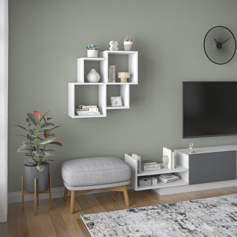 Corrigan Studio® 4 Piece Square Cubby Shelf & Reviews | Wayfair
